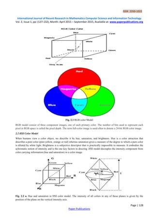 Study of Color Image Processing For Capturing and Comparing Images | PDF