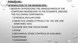 Study of compound microscope(BP107P).pptx