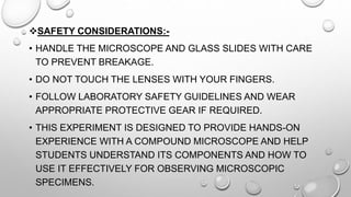 Study of compound microscope(BP107P).pptx