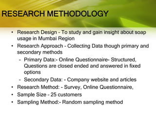 Study of consumer behaviour and perception towards different soap ...