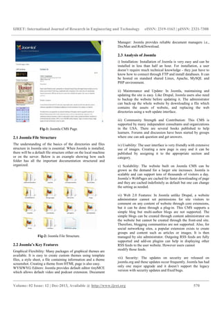 Study of content management systems joomla and | PDF