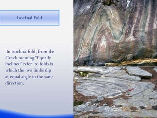 Study of deform rocks, folds and its types | PPT