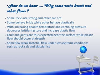 Study of deform rocks, folds and its types | PPT