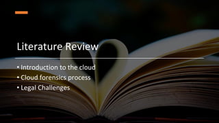 Study of Digital Forensics on Google Cloud Platform | PPT