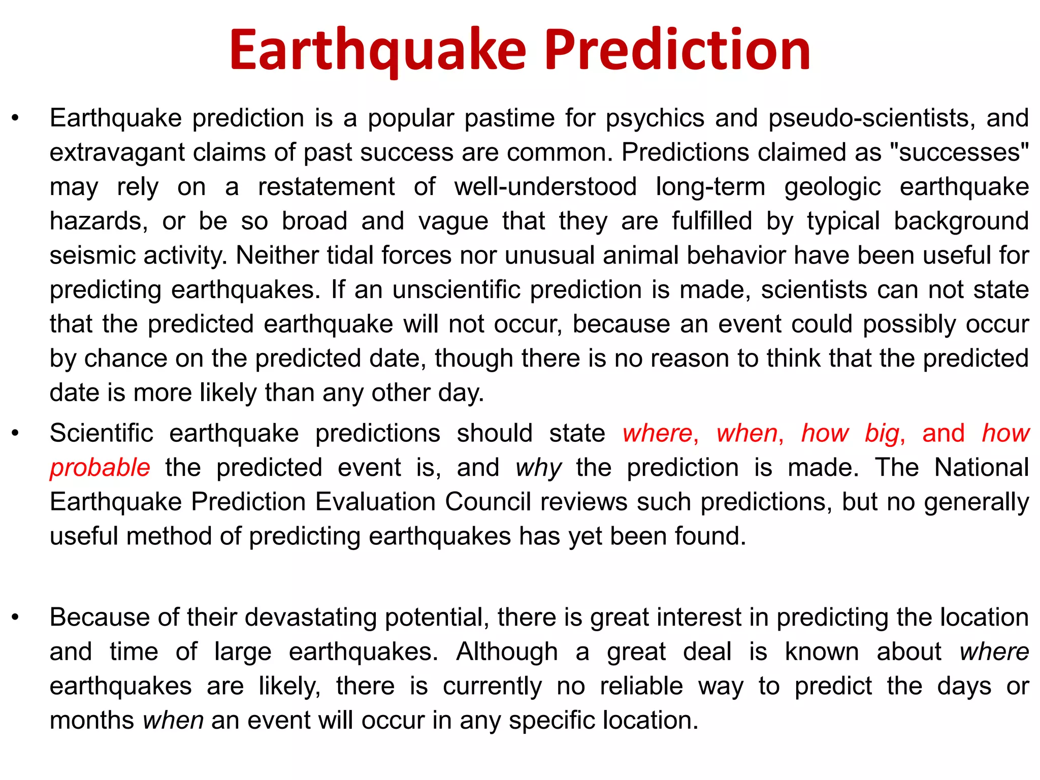 Study of earthquake hazards or disaster | PPTX