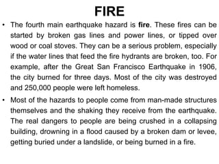 Study of earthquake hazards or disaster | PPTX
