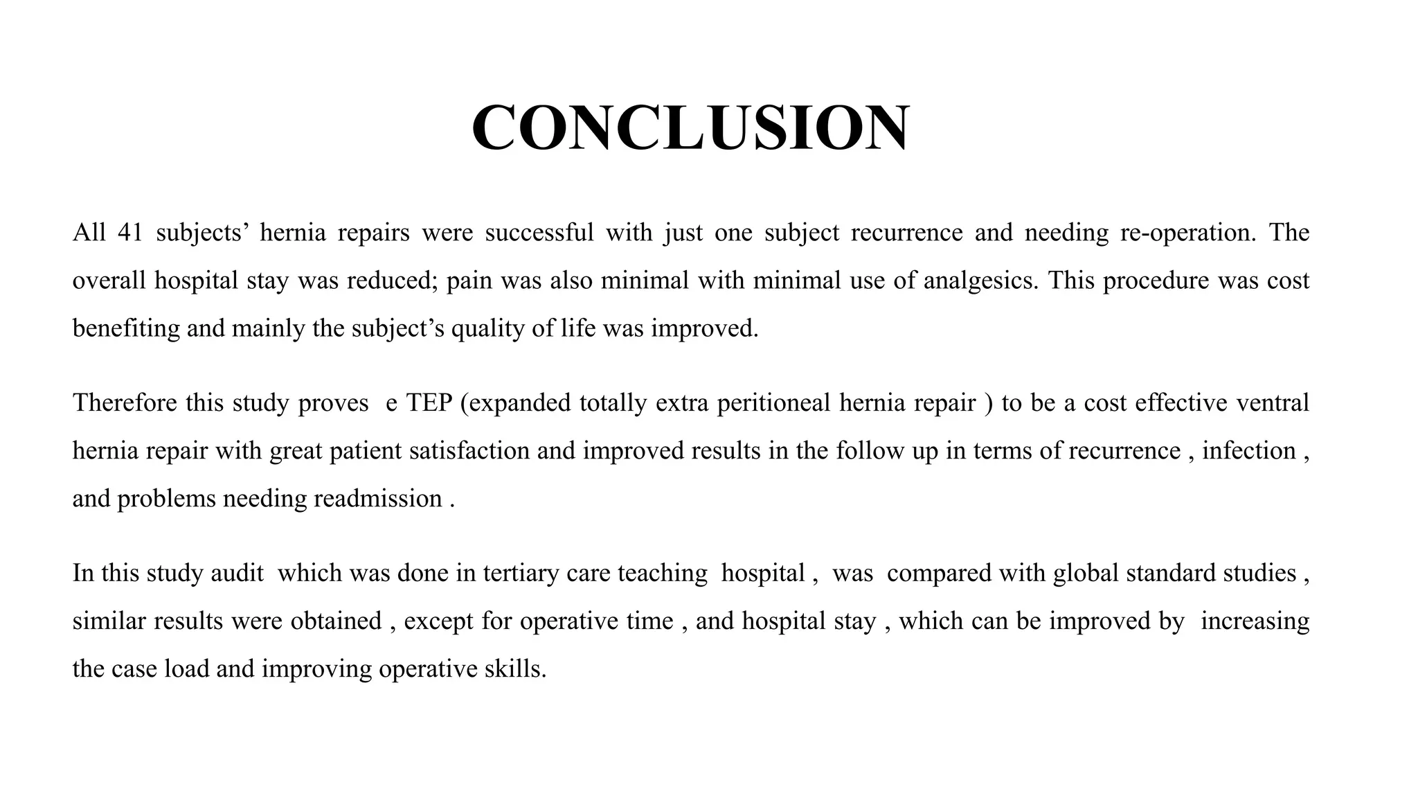 STUDY OF eTEP FOR VENTRAL HERNIA REPAIR.pptx