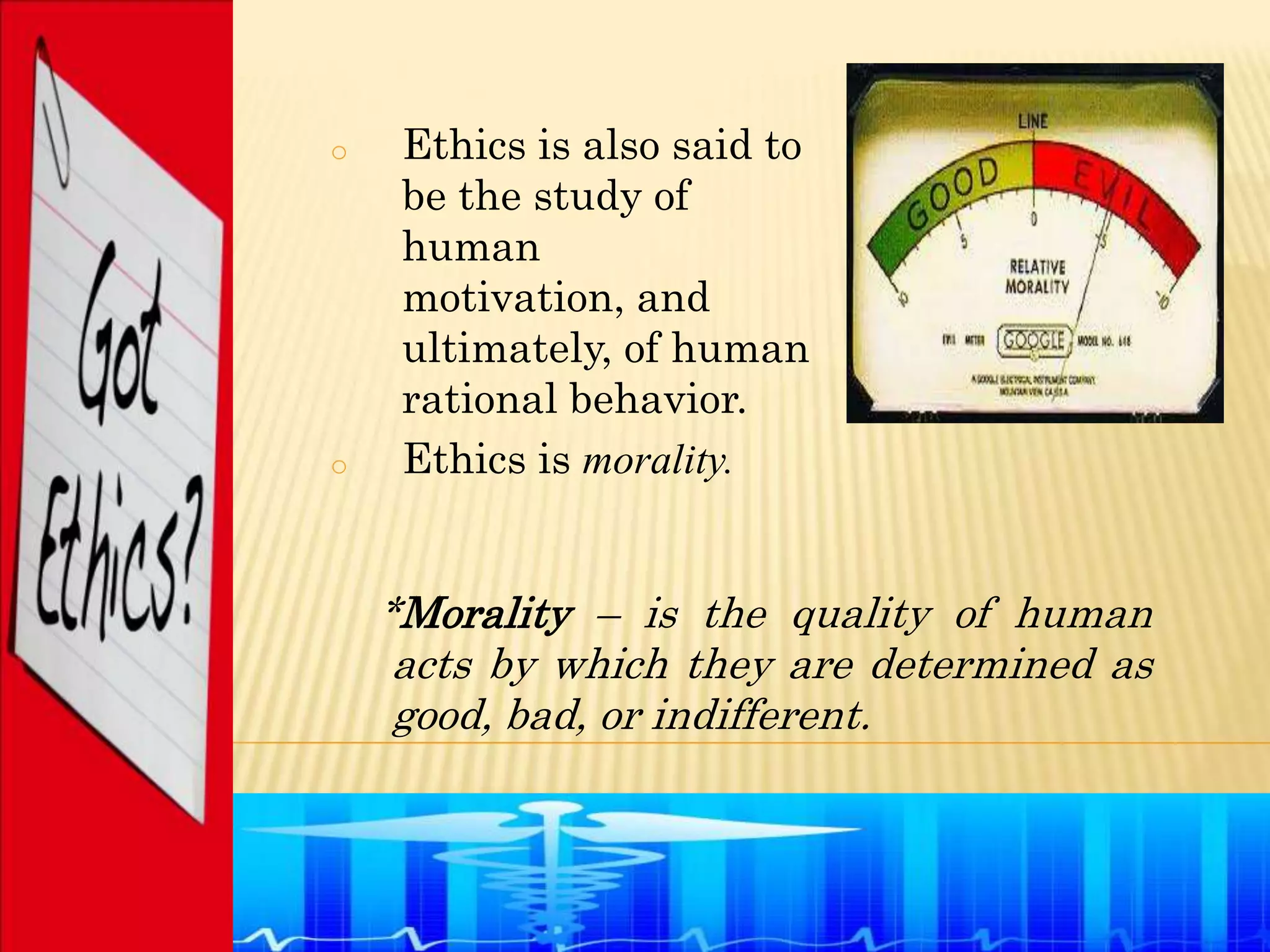Study of ethics | PPTX