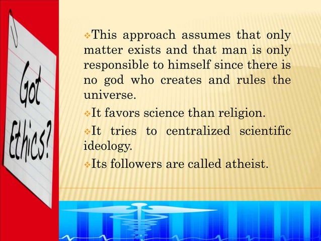 Study of ethics | PPTX | Atheism | Religion & Spirituality