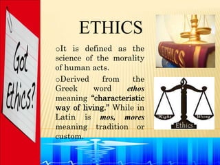 Study of ethics | PPTX