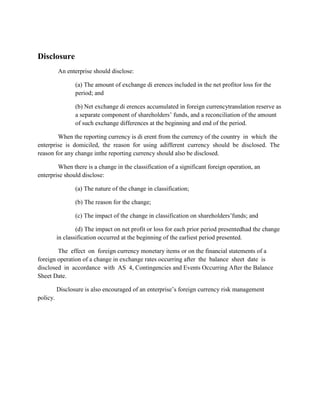 Study of foreign exchange rate. | DOCX