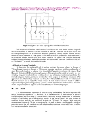 Study of grid connected pv system based on current source inverter | PDF