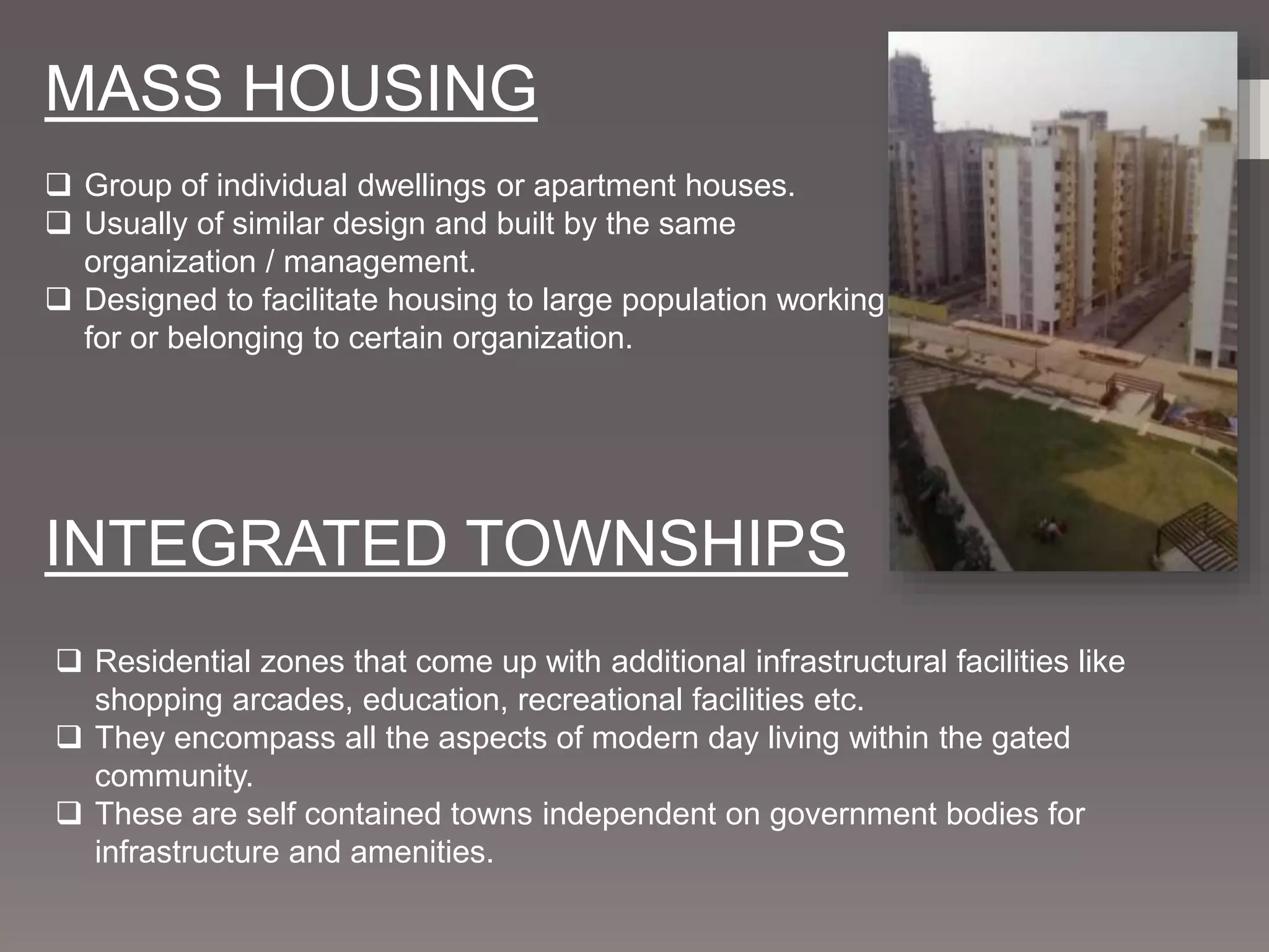 Study of housing typologies | PPTX