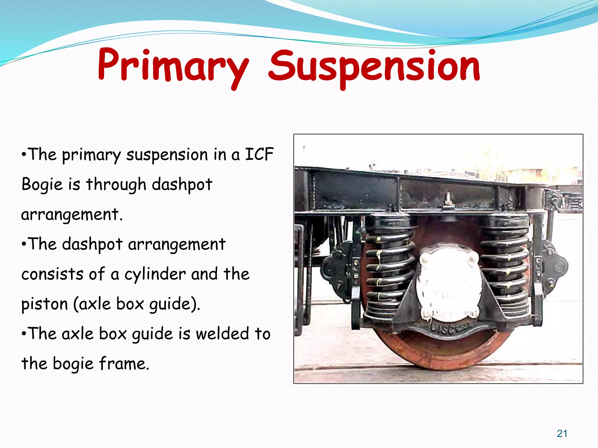 STUDY OF ICF BOGIE | PPTX