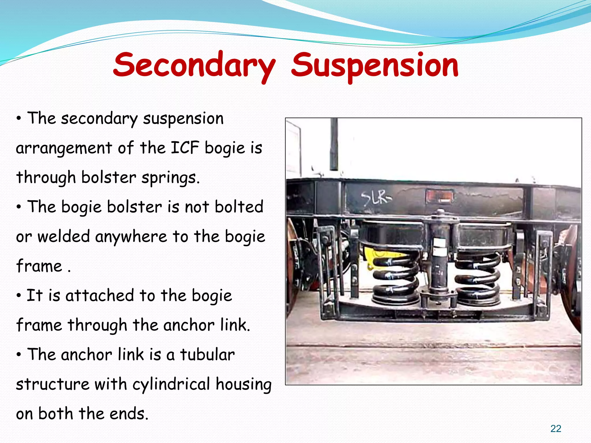 STUDY OF ICF BOGIE | PPTX