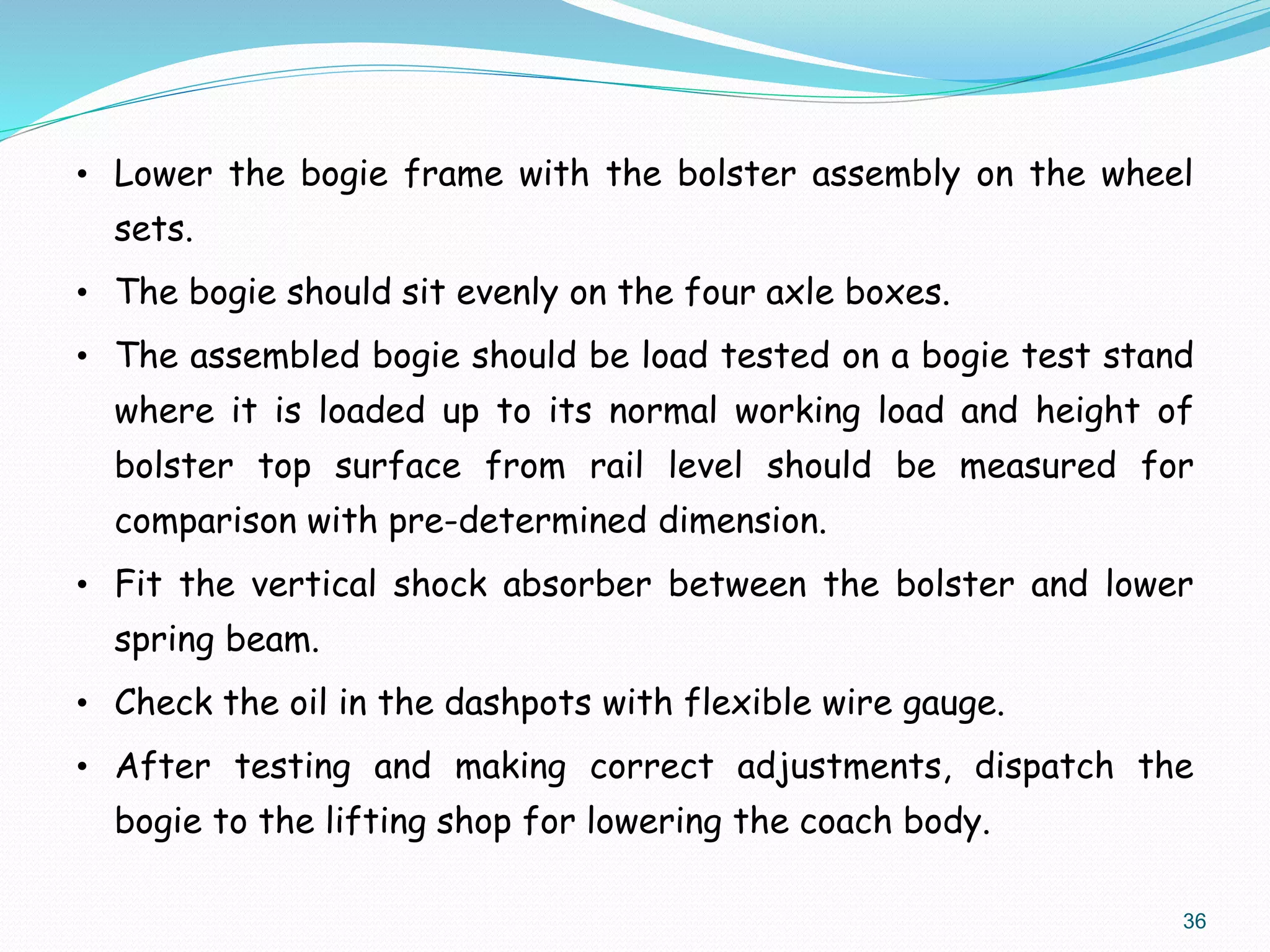 STUDY OF ICF BOGIE | PPTX