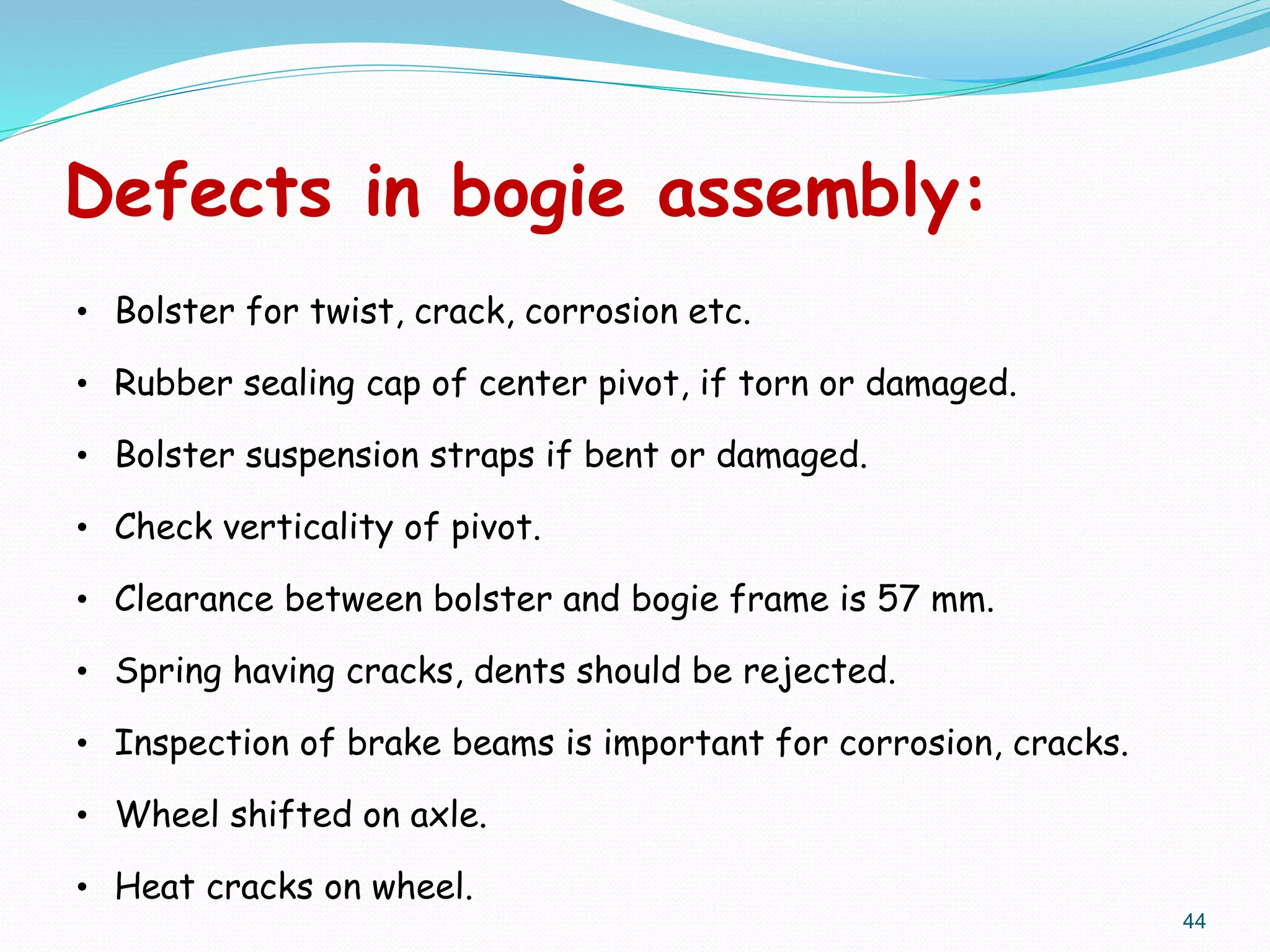 STUDY OF ICF BOGIE | PPTX