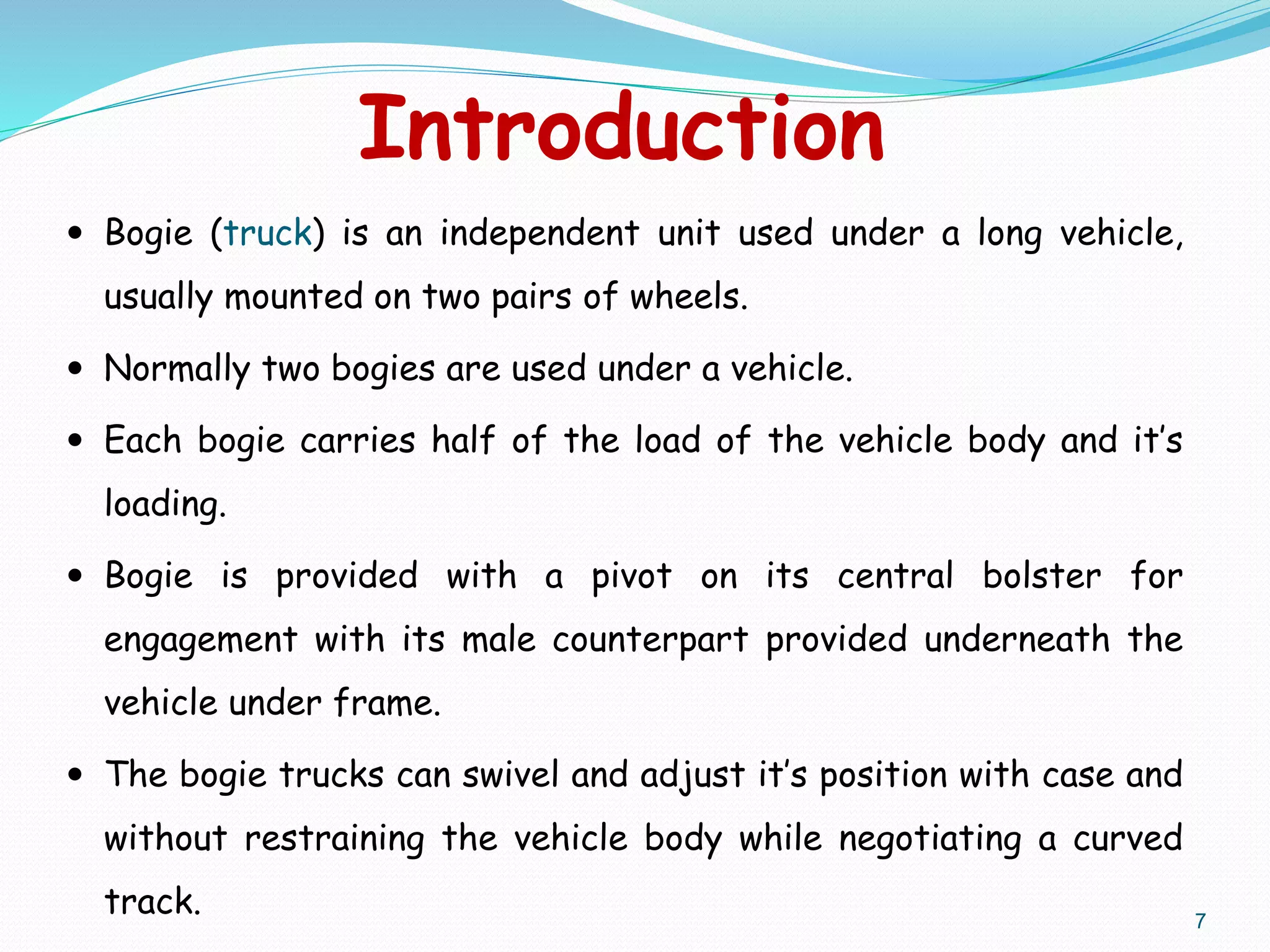 STUDY OF ICF BOGIE | PPTX