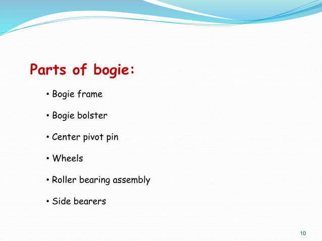 STUDY OF ICF BOGIE | PPTX | Auto Parts | Automotive