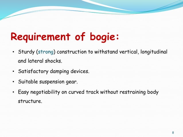 STUDY OF ICF BOGIE | PPTX | Auto Parts | Automotive