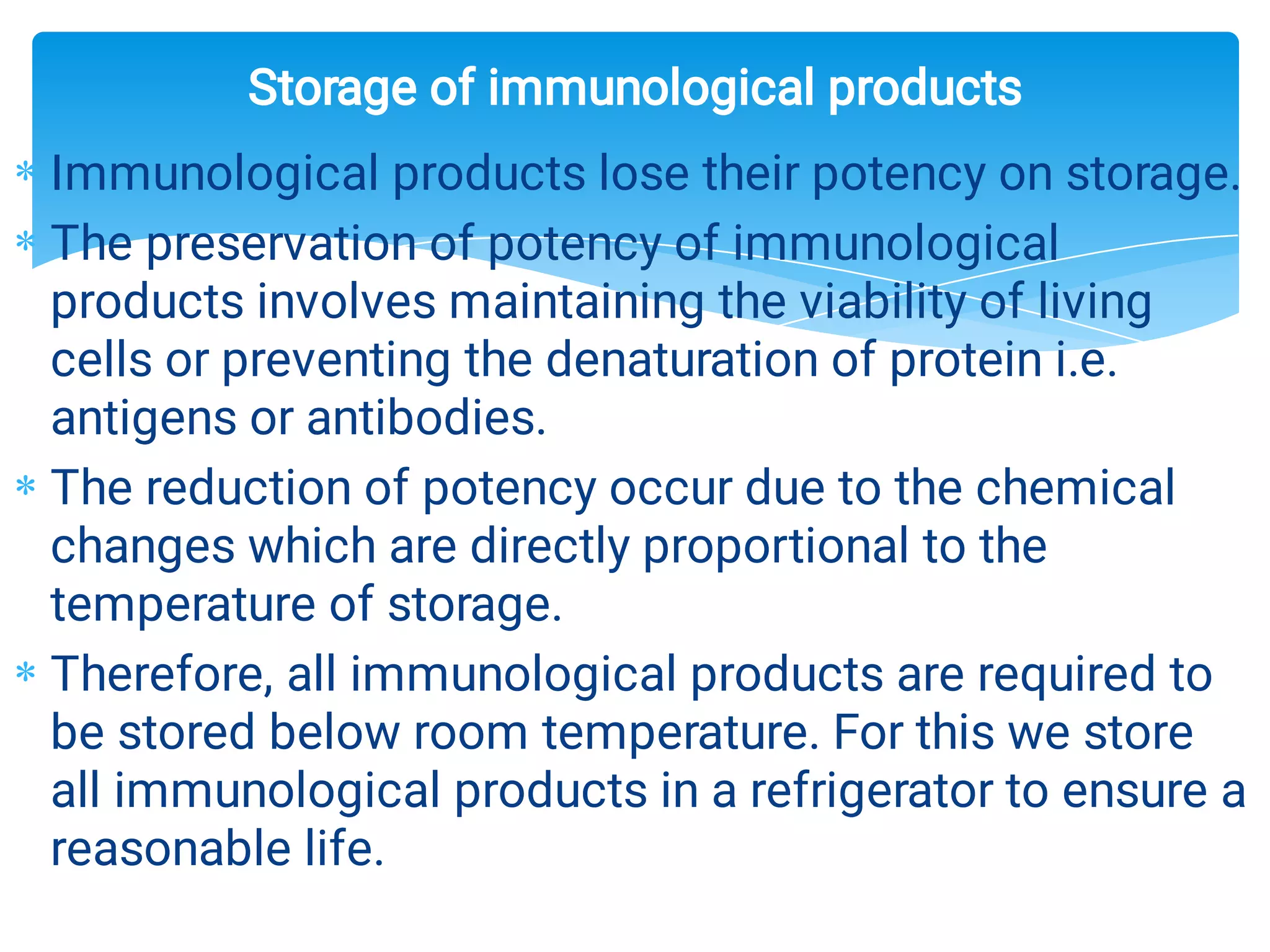 Study of immunological products | PDF