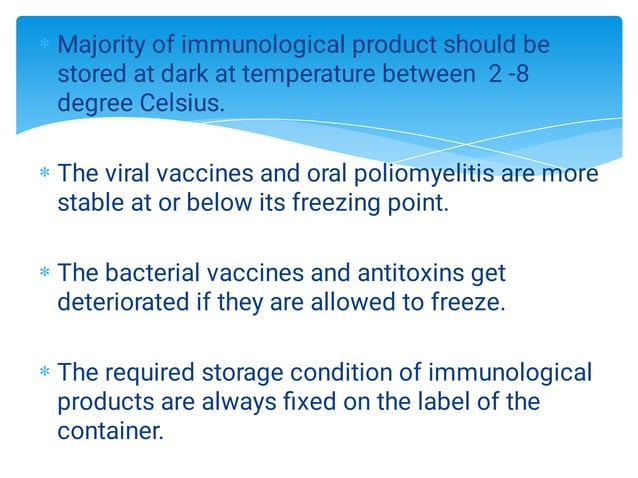 Study of immunological products | PDF