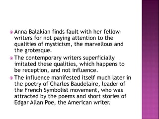 Study of Influence- Part II.pptx | Poetry | Books and Literature