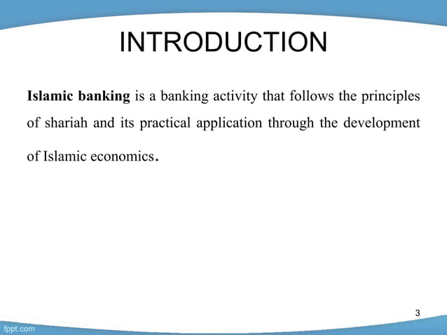 Study of islamic banking system | PPT