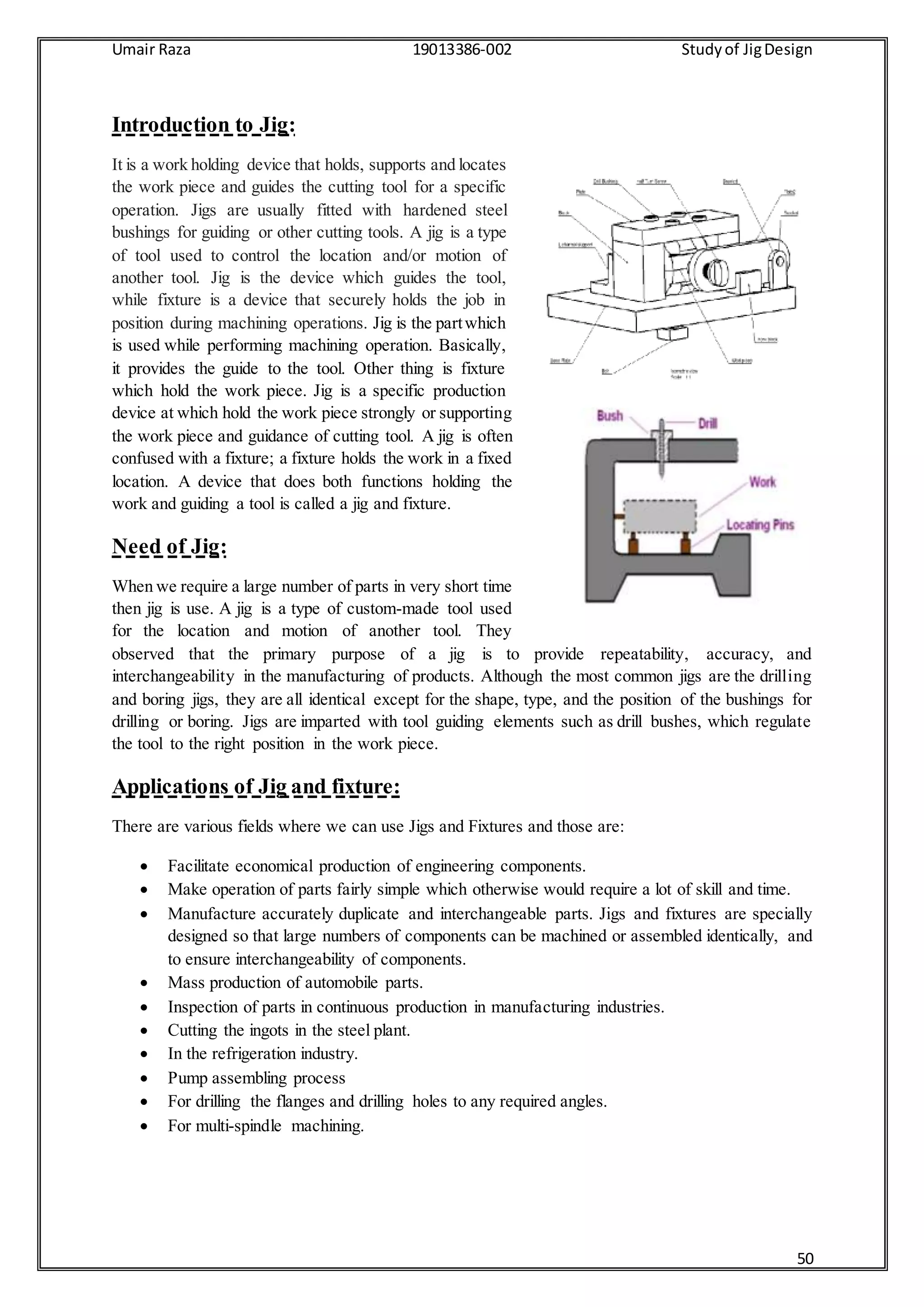 Study of jig design its types. | PDF
