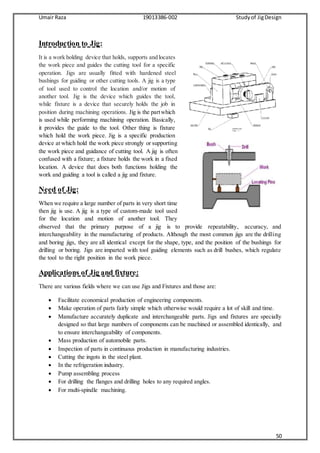 Study of jig design its types. | PDF