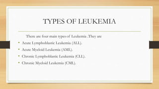 Study of leukemia | PPTX
