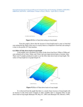 Study of loop formation process on 1 x1 v bed rib knitting machine | PDF