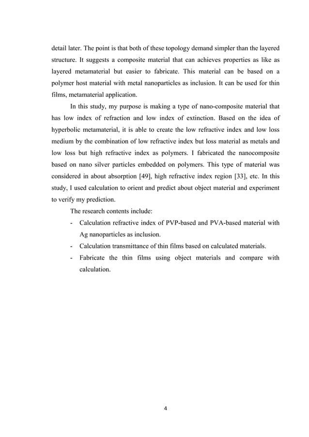 STUDY OF LOW REFRACTIVE INDEX HOMOGENEOUS THIN FILM FOR APPLICATION ON ...