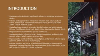 Study of Malay Traditional Architecture Approach in Landscape.pptx