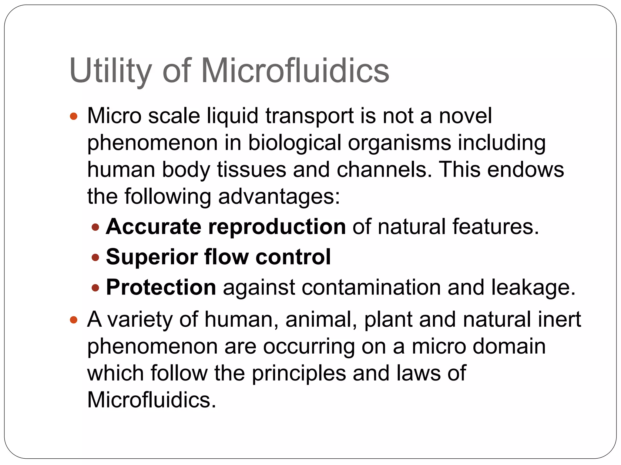 Study of Microfluidics and its Application in Biomedical Diagnostic ...
