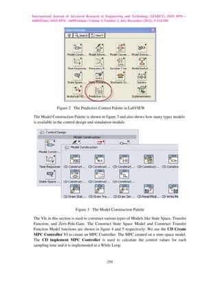 Study of model predictive control using ni lab view | PDF
