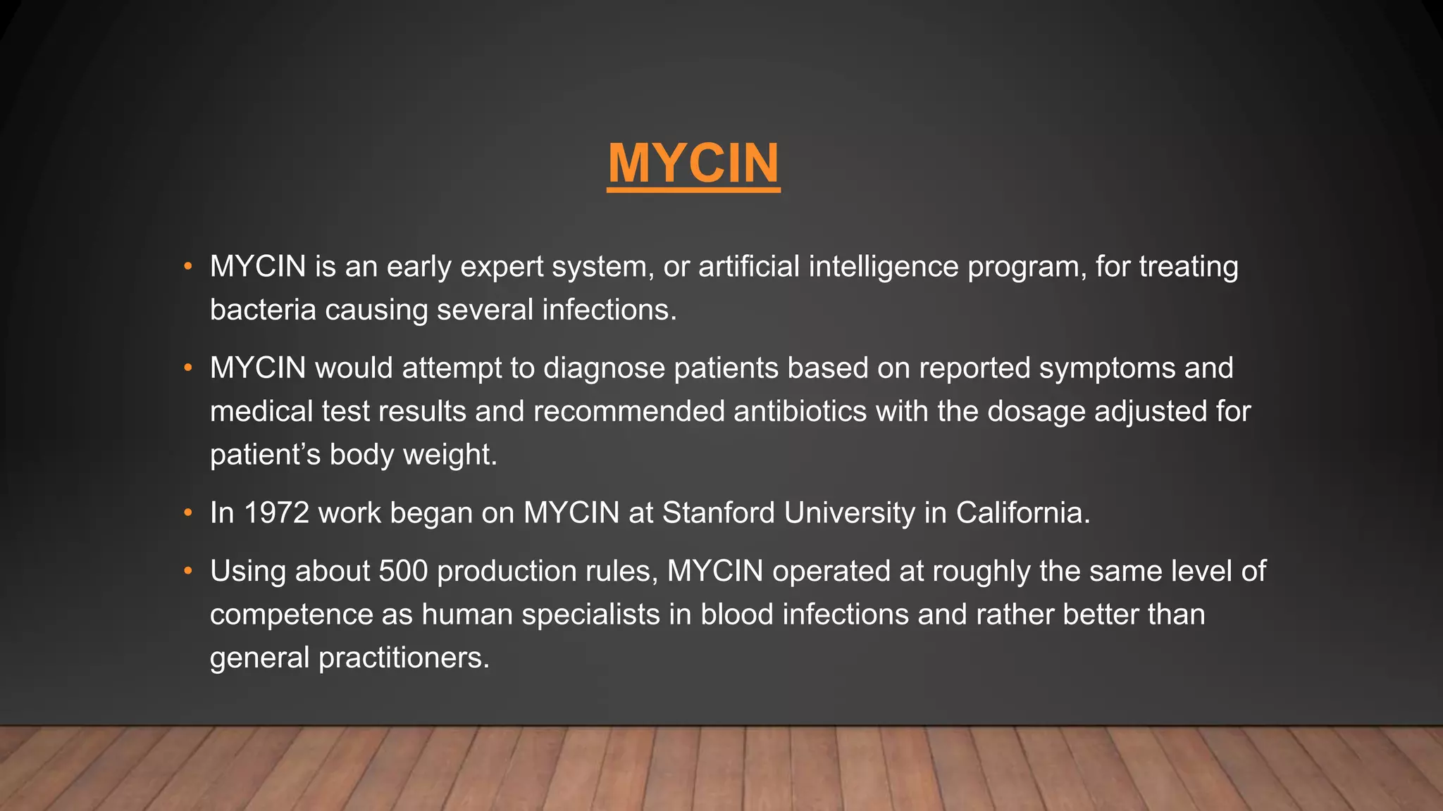 STUDY OF MYCIN AND DENDRAL.pptx