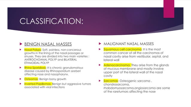 STUDY OF NASAL MASS- in clinical scenario 2.pptx