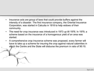 Study of natural disasters in india | PPTX