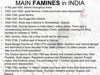 Study of natural disasters in india | PPTX