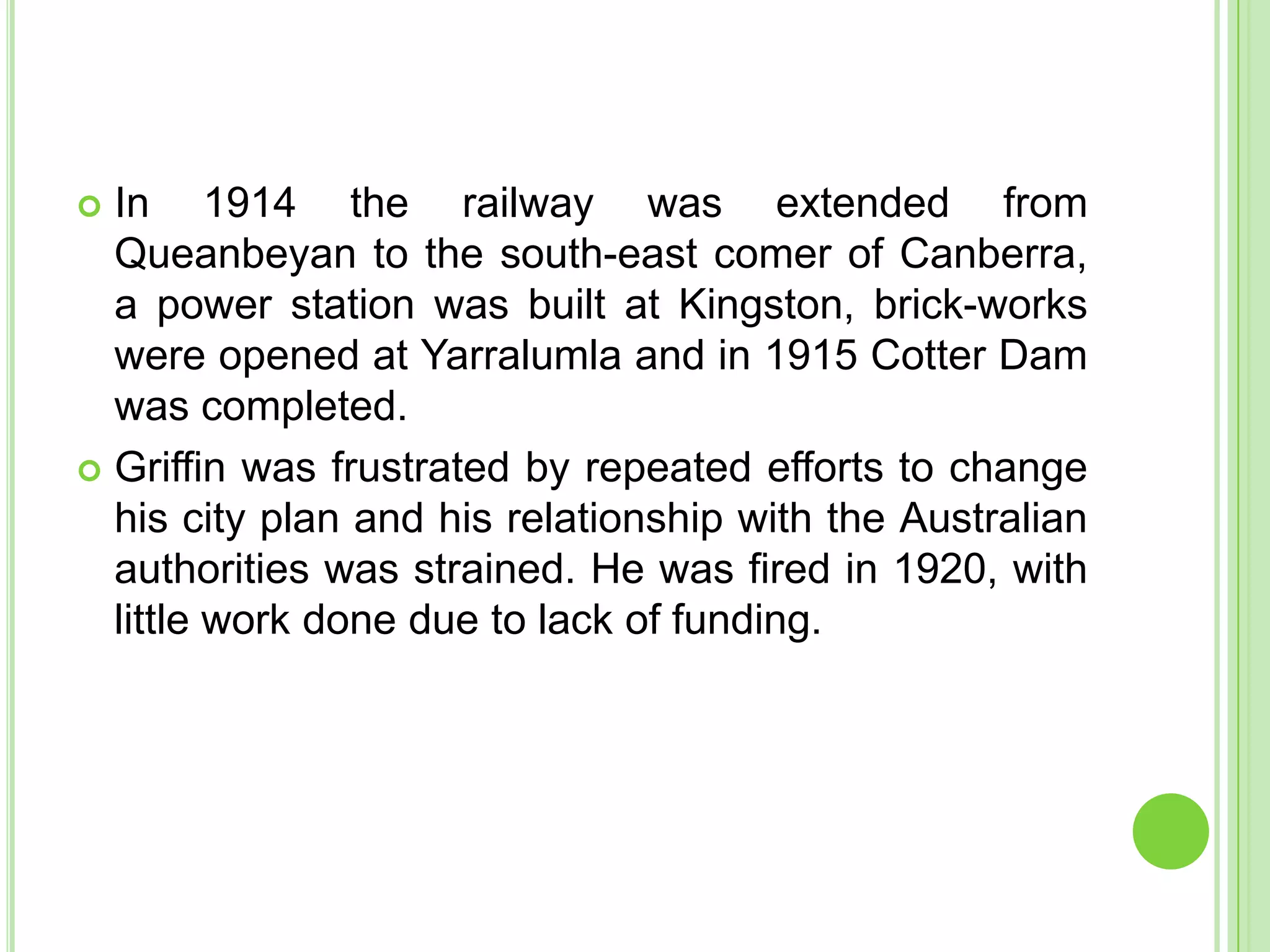 Study of new town canberra, australia | PPTX