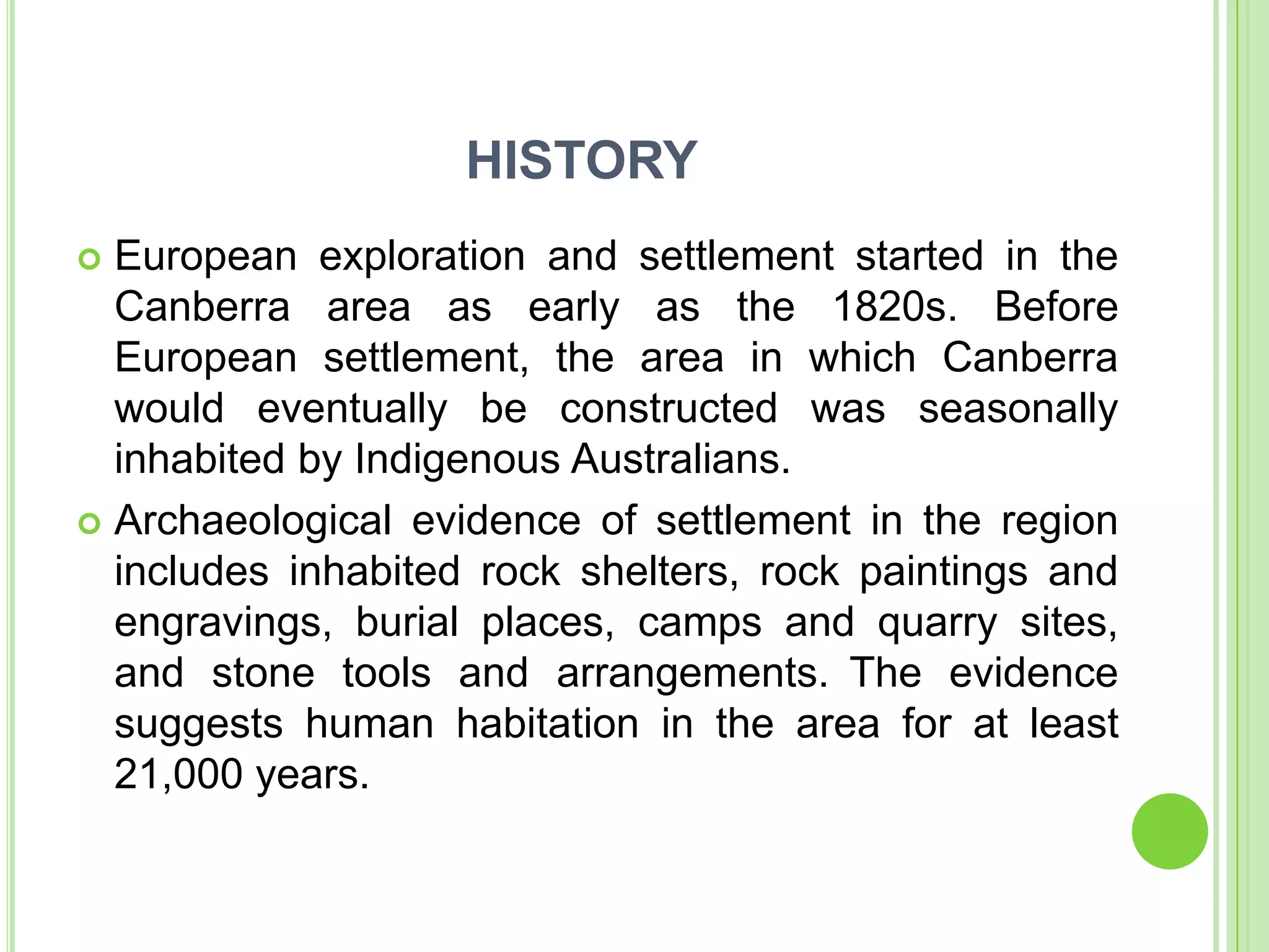 Study of new town canberra, australia | PPTX
