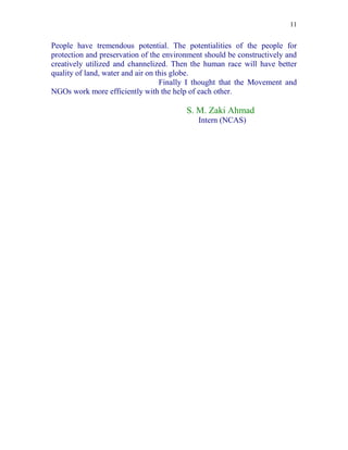 Study of ngo and enviromental movement | DOC