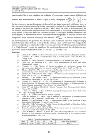 Study of non isothermal kinetic of austenite transformation to | PDF