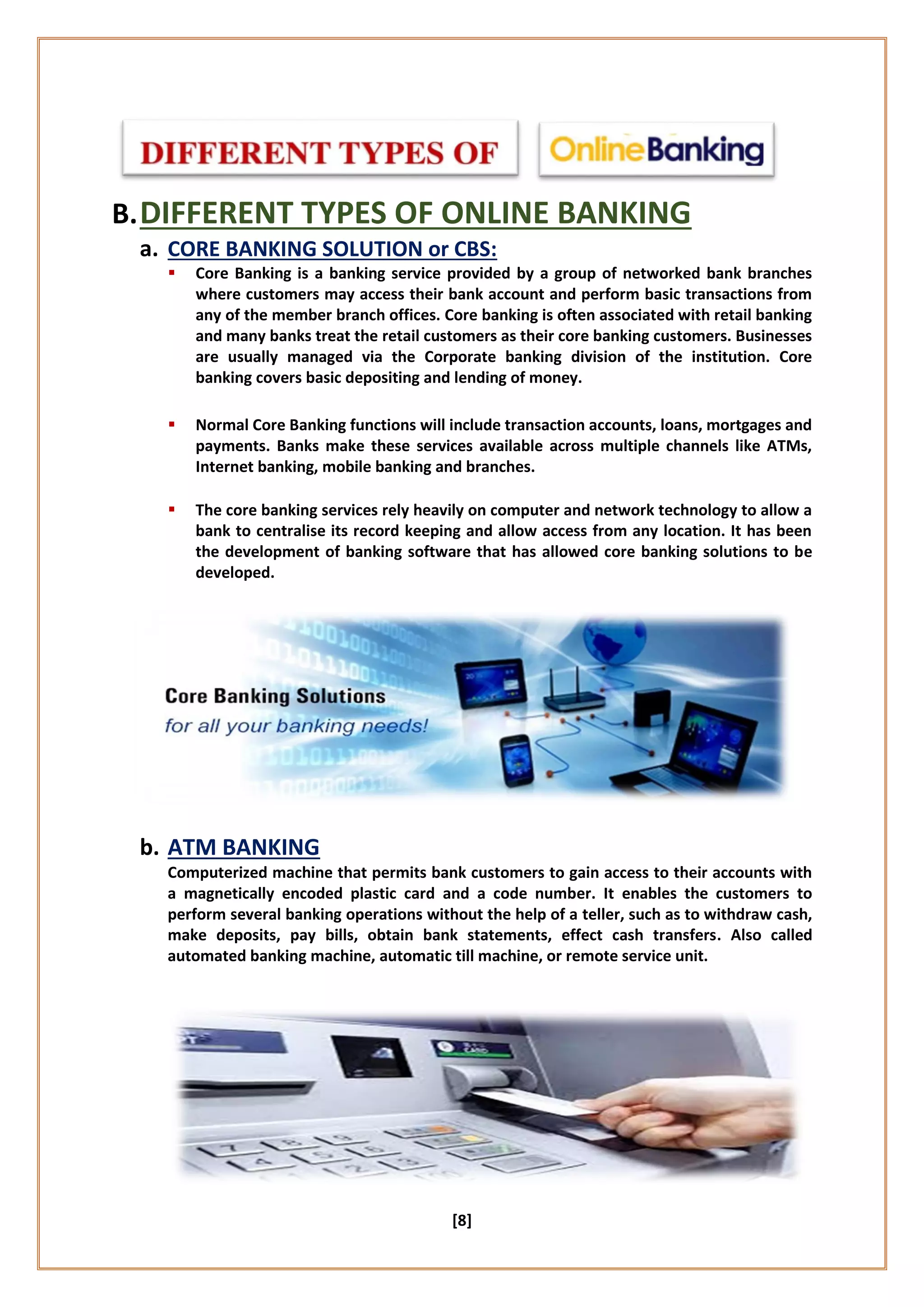 Study of online banking in india | PDF