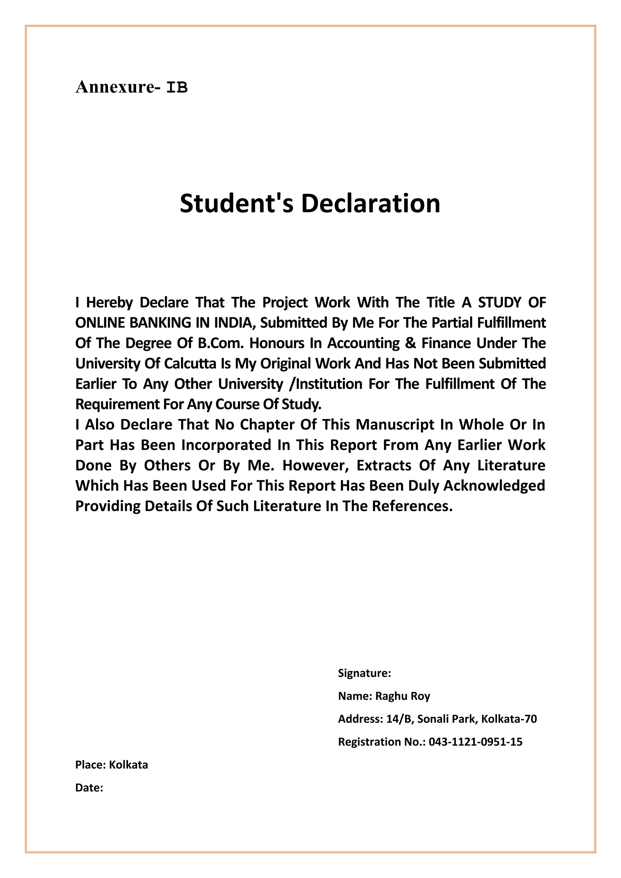 Study of online banking in india | PDF