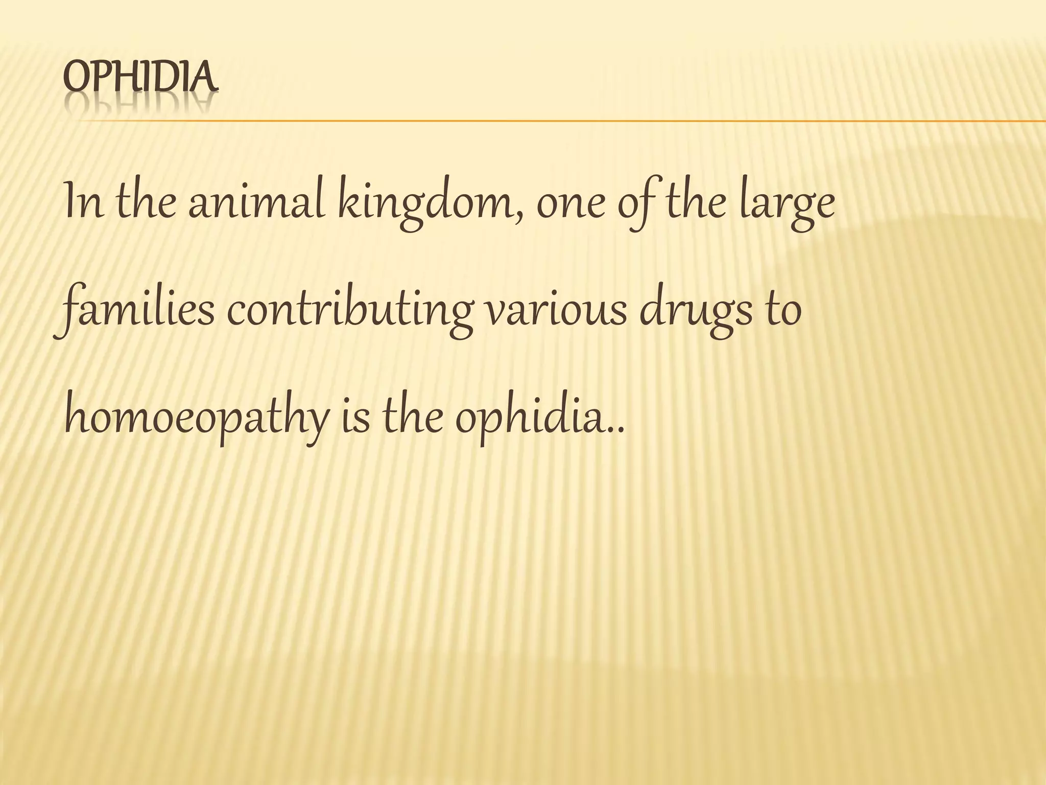 Study of ophidia group | PDF