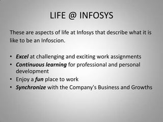 Study of organization culture in infosys | PPTX