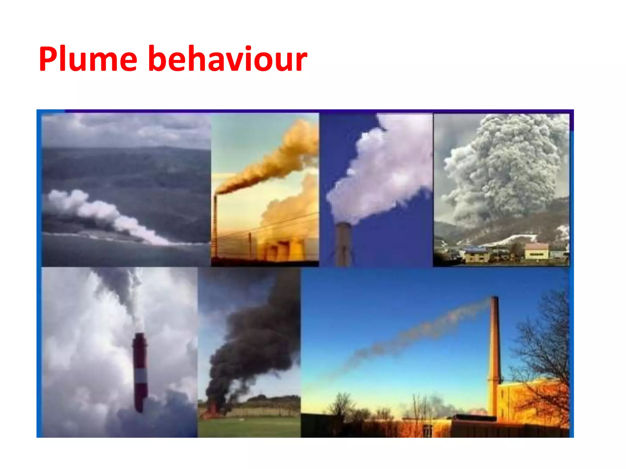 Study of plume behaviour | PPTX | Indoor Environmental Quality | Home ...