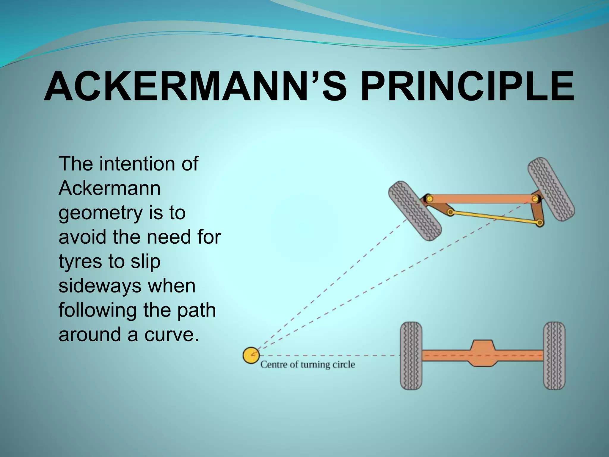 Study of principles of steering | PPTX